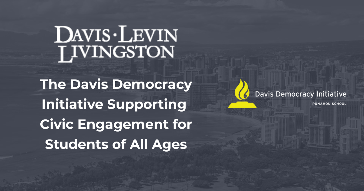 The Davis Democracy Initiative – Supporting civic engagement for ...